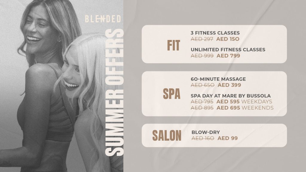 Blended Wellness Dubai » Multi-Wellness Spa, Salon & Fitness
